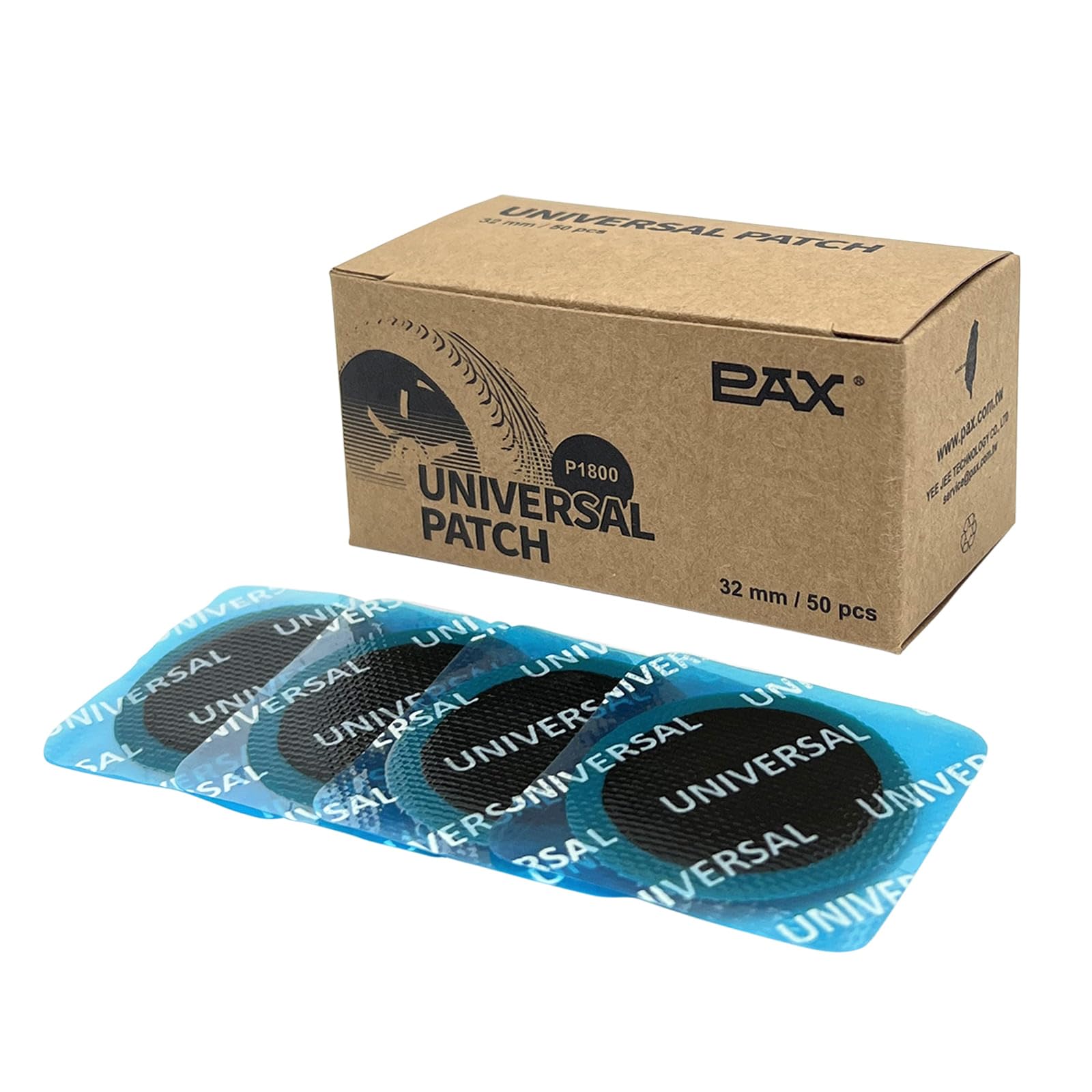 Amazon.com: PAX 50 Pcs 32mm Round Universal Tube and Tire Repair ...