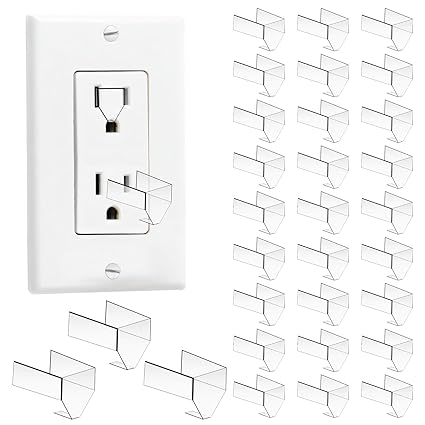 Loose Outlet Plug Fix,30PCS Outlet Tightener Insert,Wall Socket Fixer ...