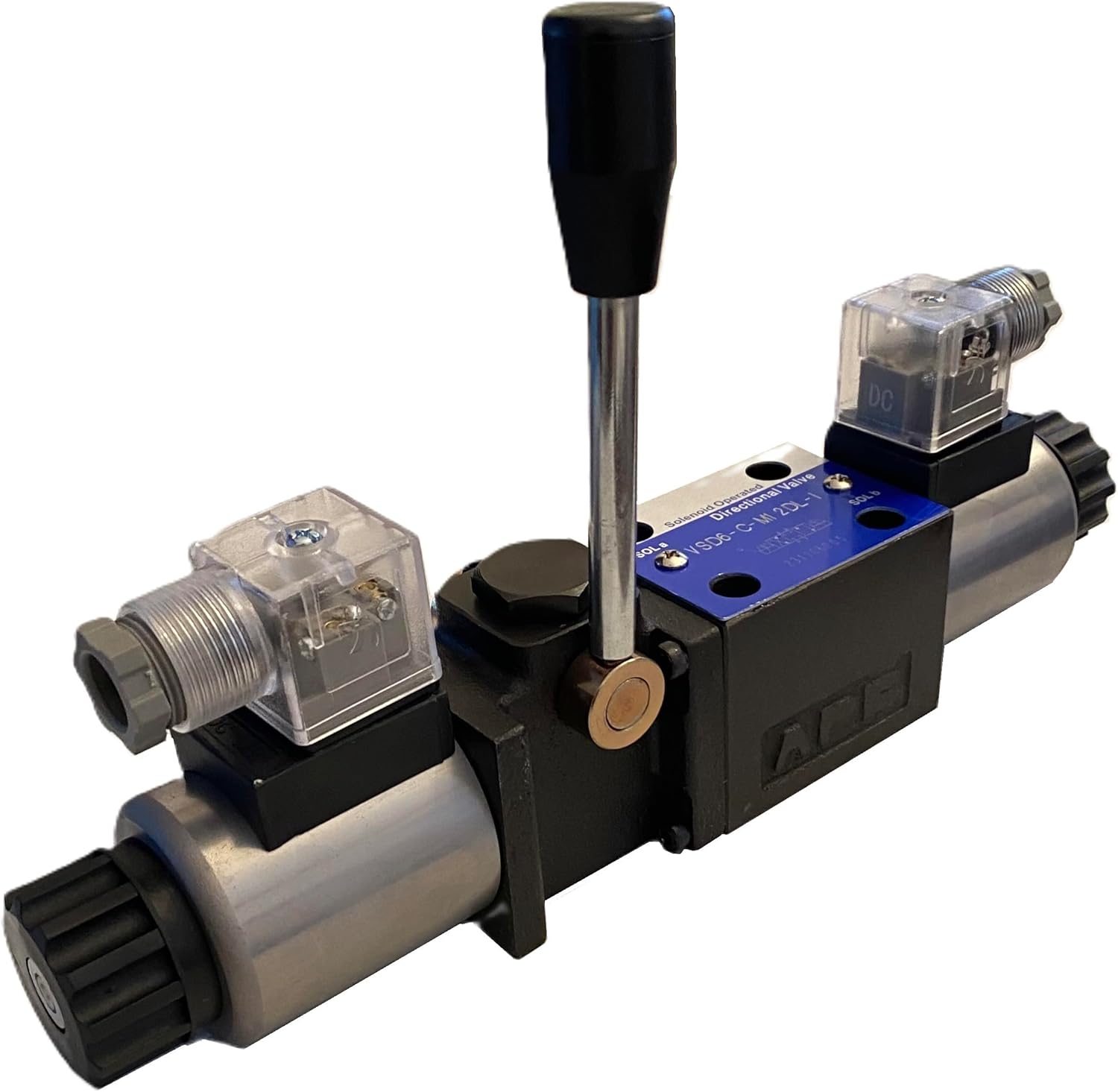 Amazon.com: Hydraulic Electrical Solenoid Valve with manual override ...