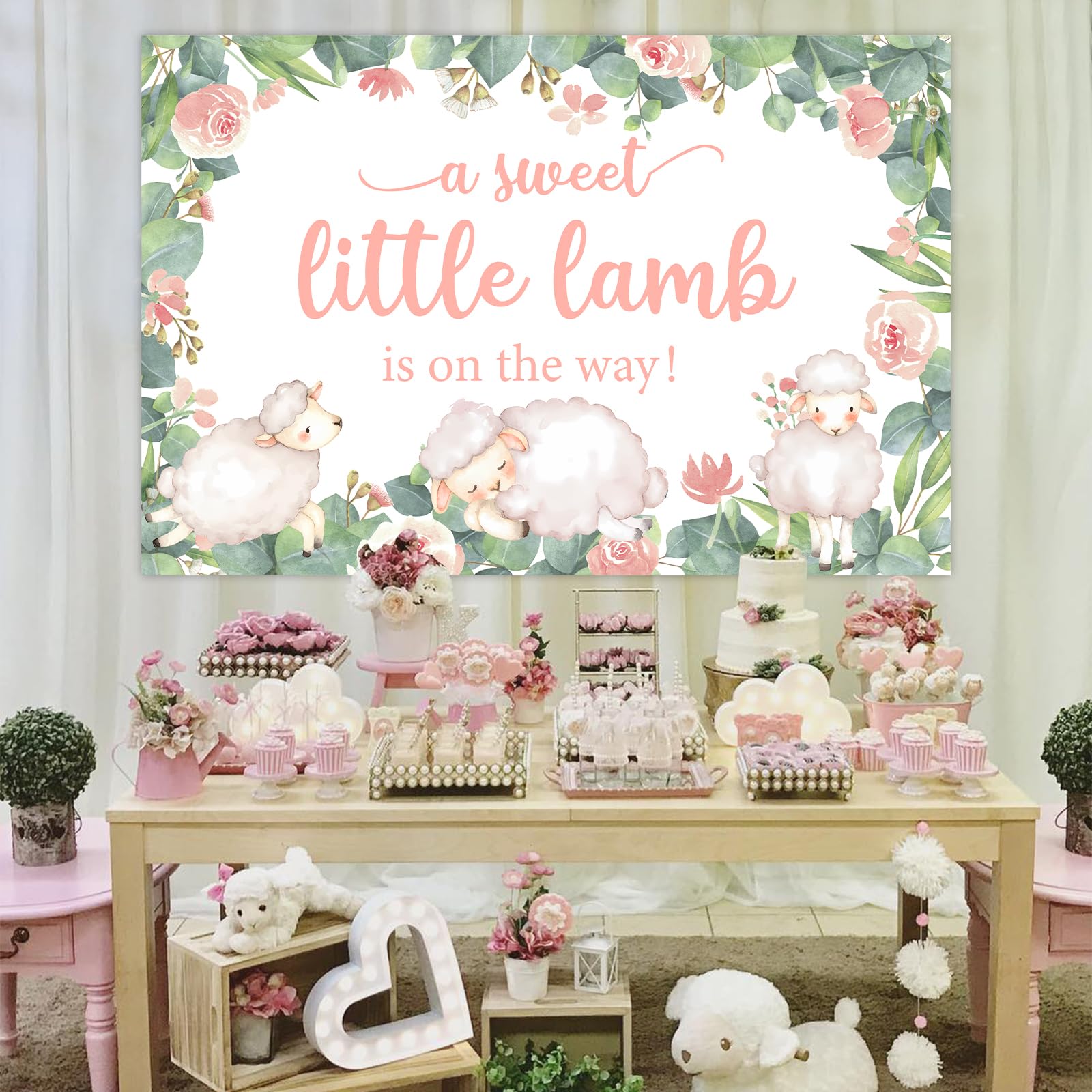 For Lamb Shower Centerpieces