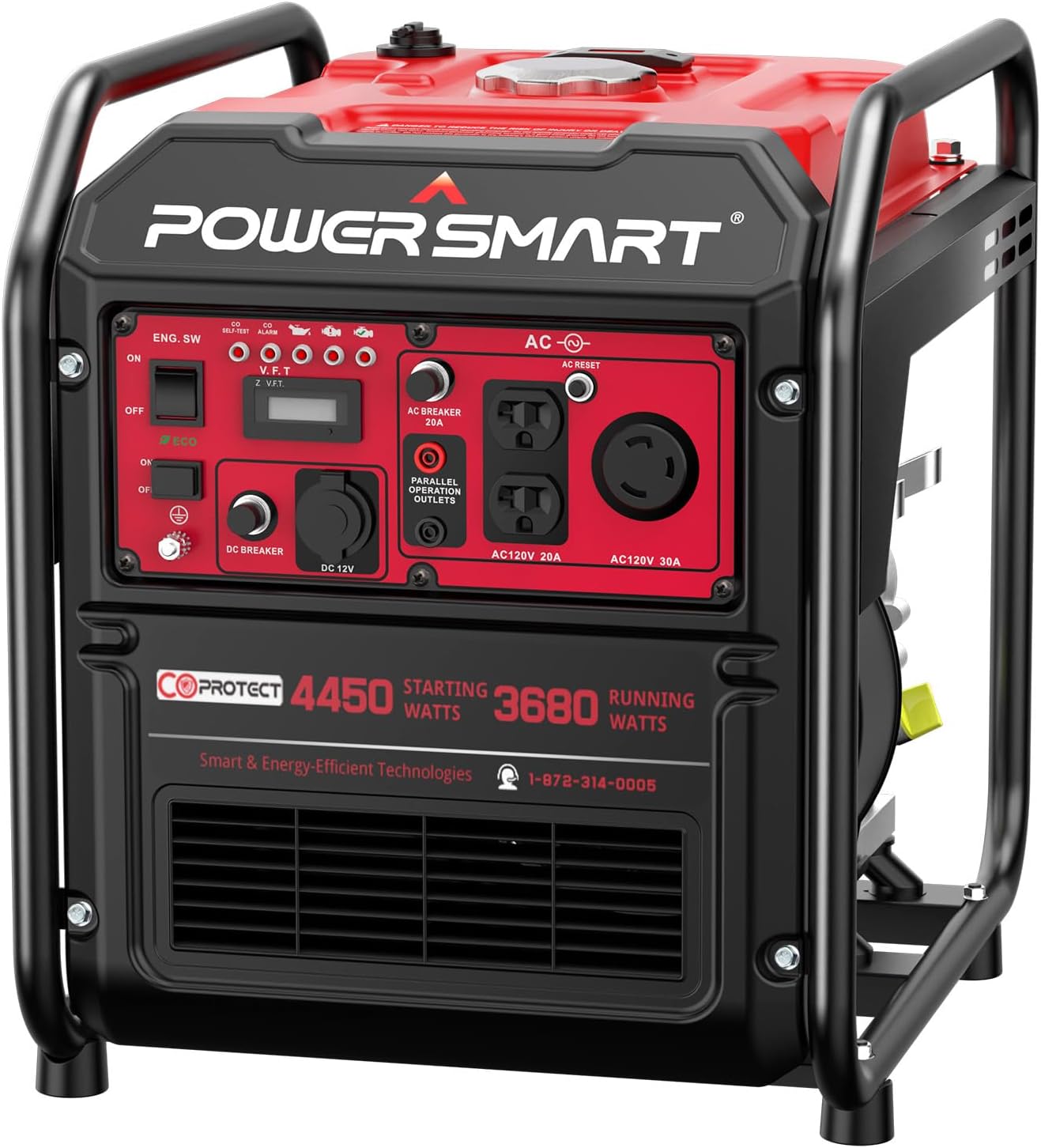 Amazon.com: PowerSmart 4450-Watt Open Frame Inverter Portable Generator ...