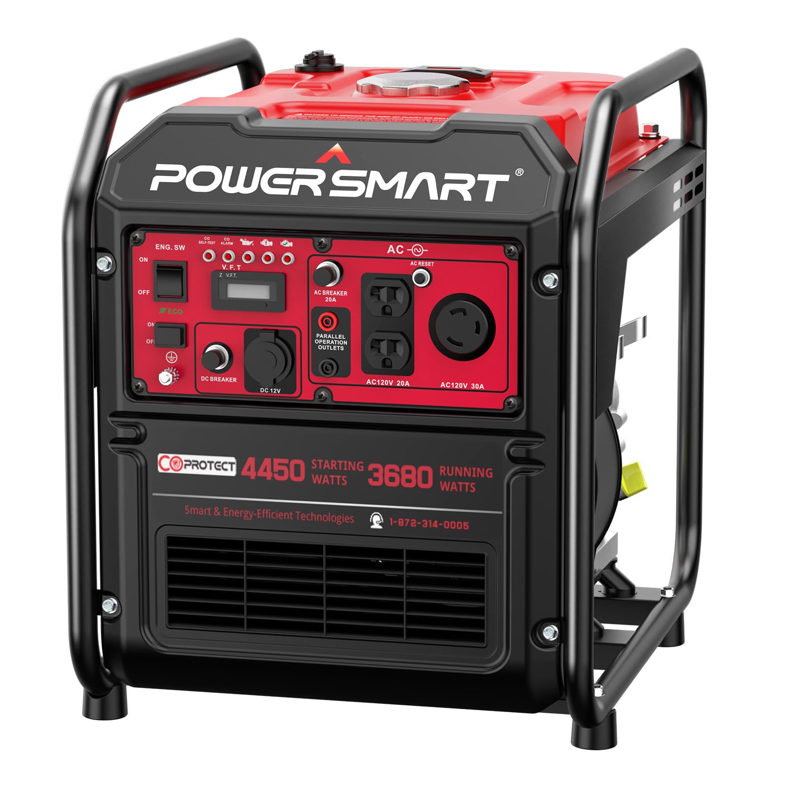 Amazon.com: PowerSmart 4450-Watt Open Frame Inverter Portable Generator ...