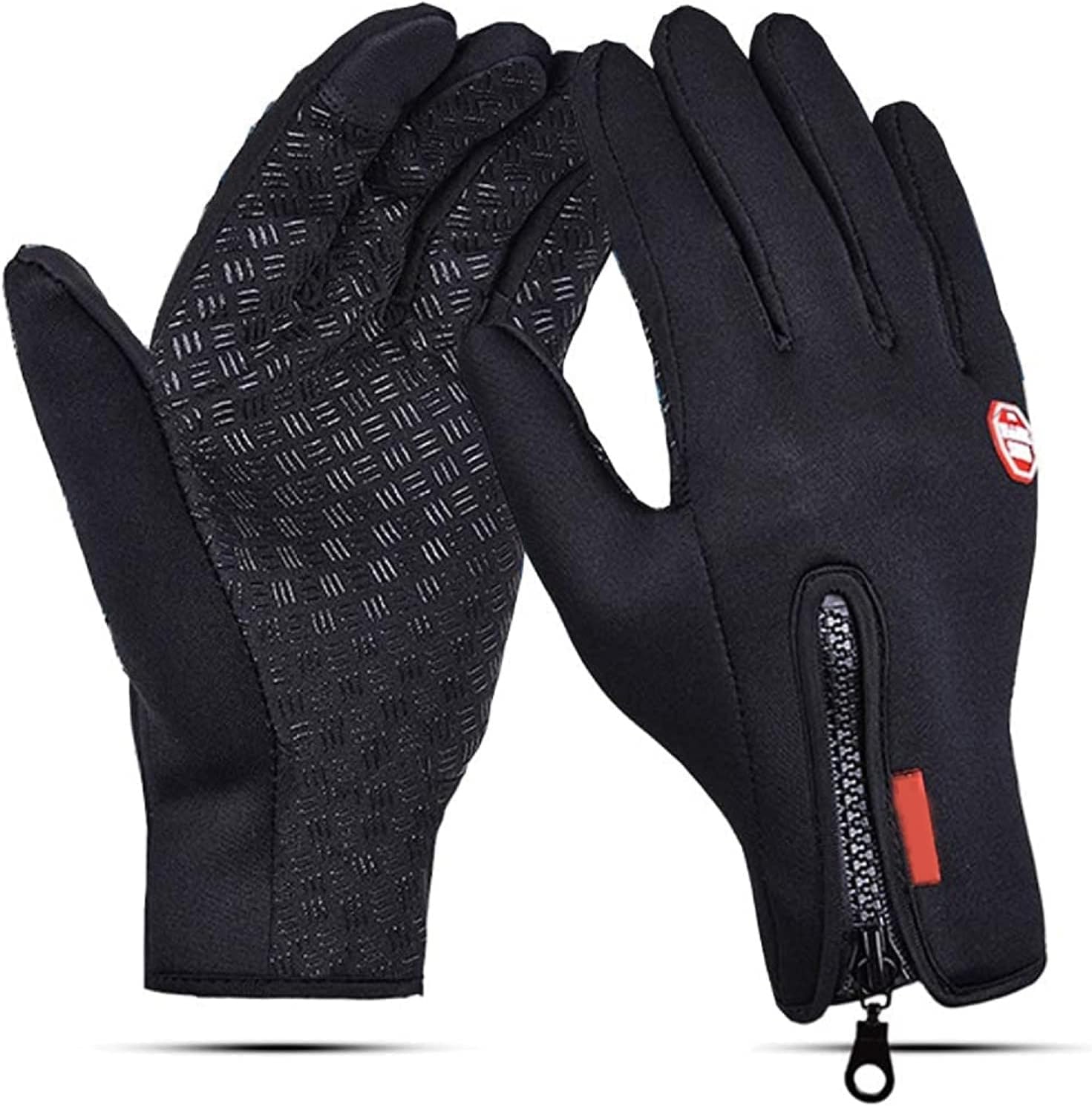 Buy Venzina Polyester Winter Cycling Gloves For Men,Riding Finger ...