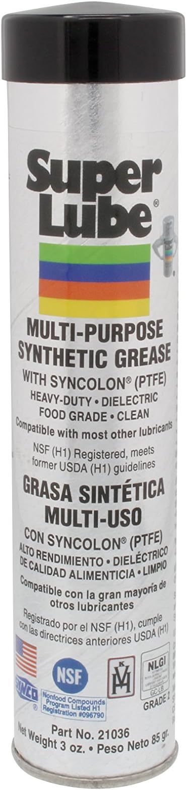 Super Lube Multi-Purpose Grease with Syncolon Cartridge 3 oz : Amazon ...