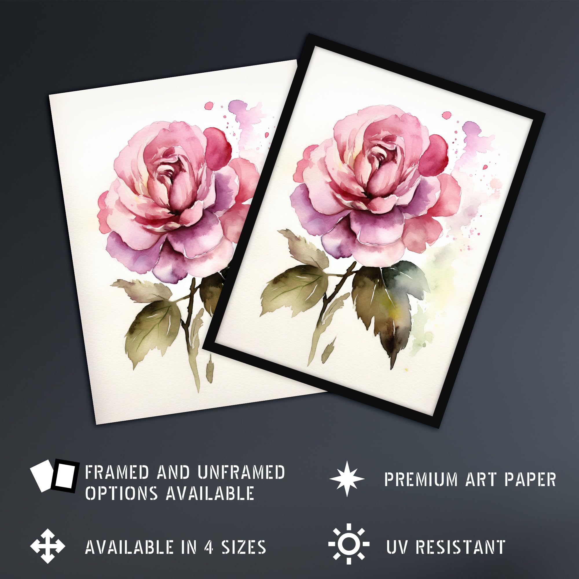 Rose Aquarelle Simple Watercolor Painting For Beginners Loose Rose