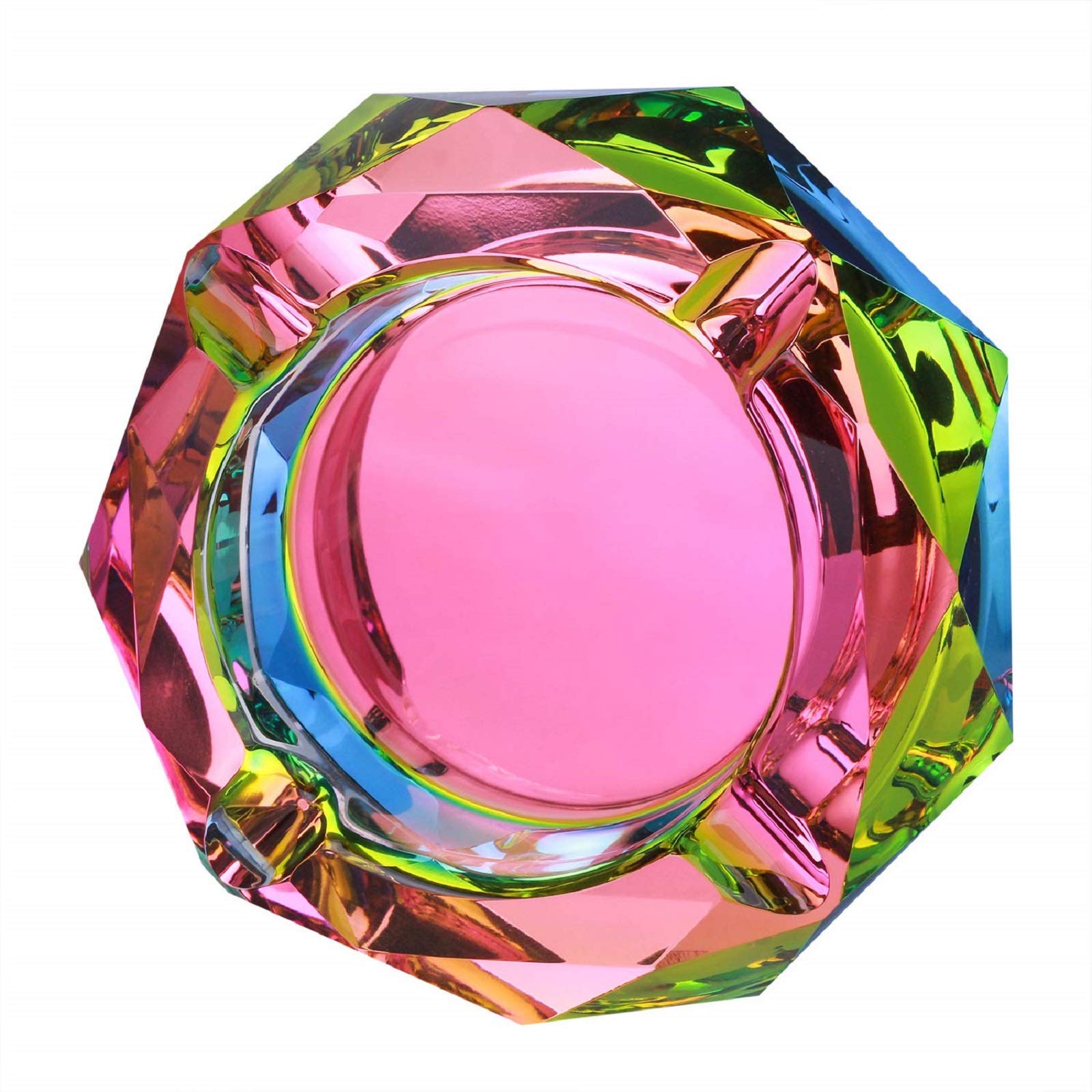 Amazon.com: Crystal Ashtray Modern Living Room Ash Tray Holder ...