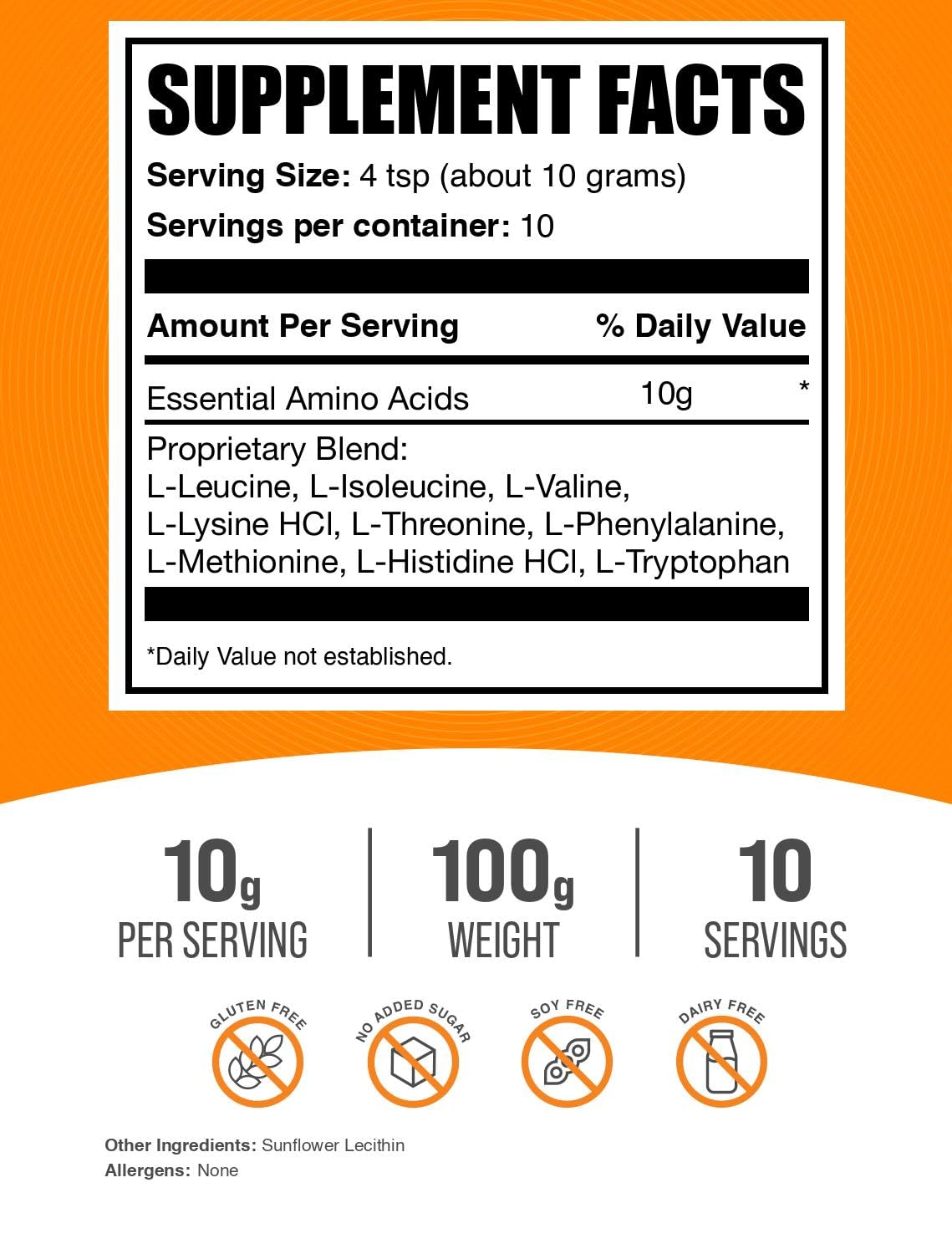 Snapklik.com : BulkSupplements.com Essential Amino Acids Powder ...