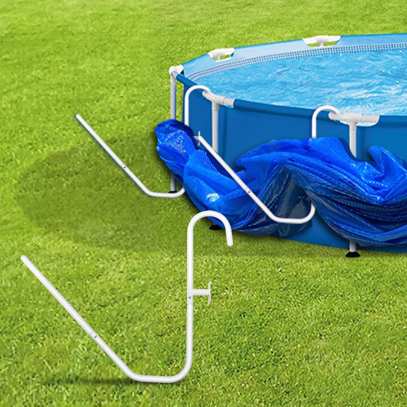 Amazon.com : Jantens 4 Pack Solar Cover Holder for Frame Above Ground ...