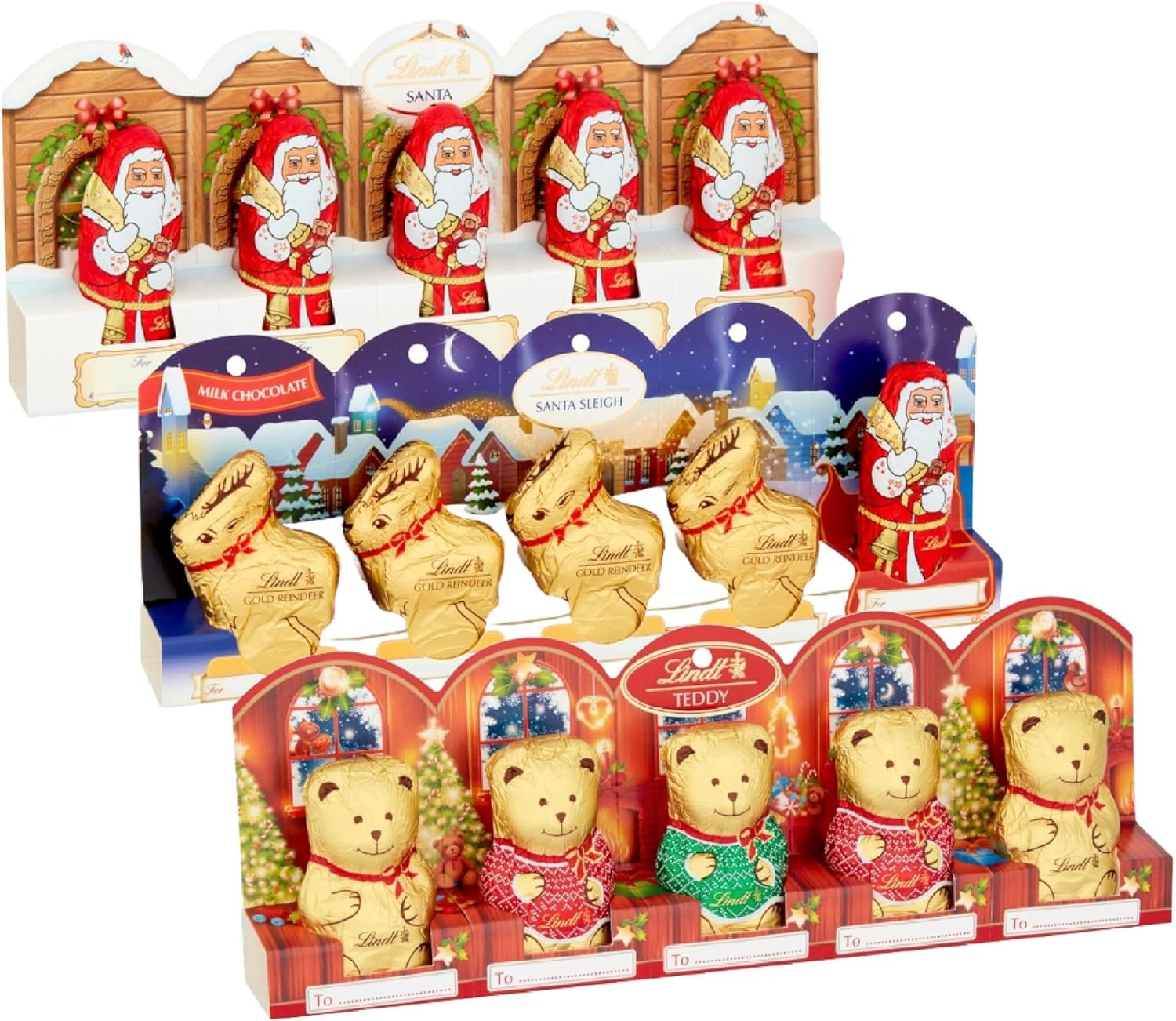 Christmas Chocolate Bulk for Stocking Fillers - Assorted Pack of 3 x ...