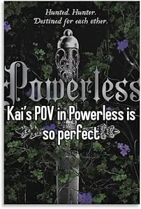 Amazon.com: Powerless by Lauren Roberts Novel Poster 4 Living Room ...