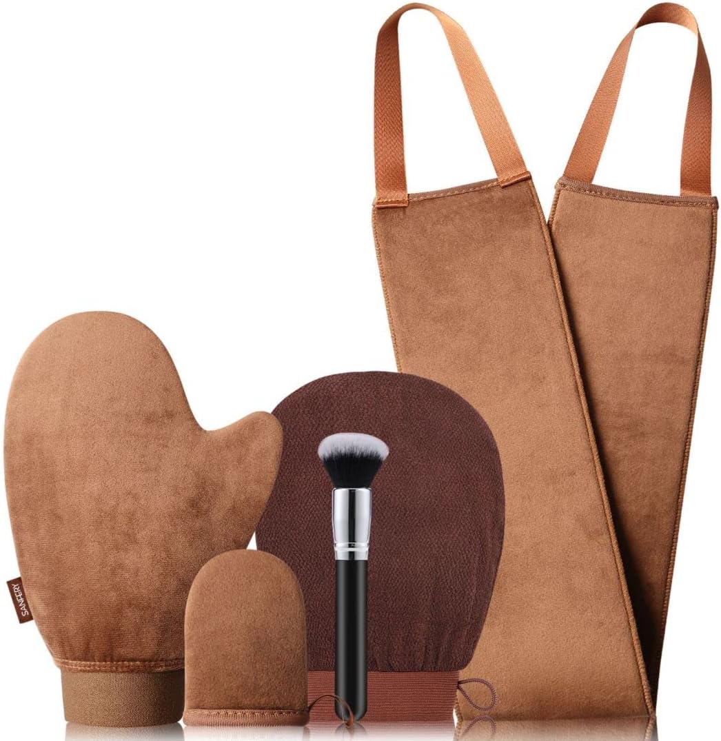 Amazon.com: 2 in 1 Self Tanning Mitt Applicator kit Self Tan Mit Self ...