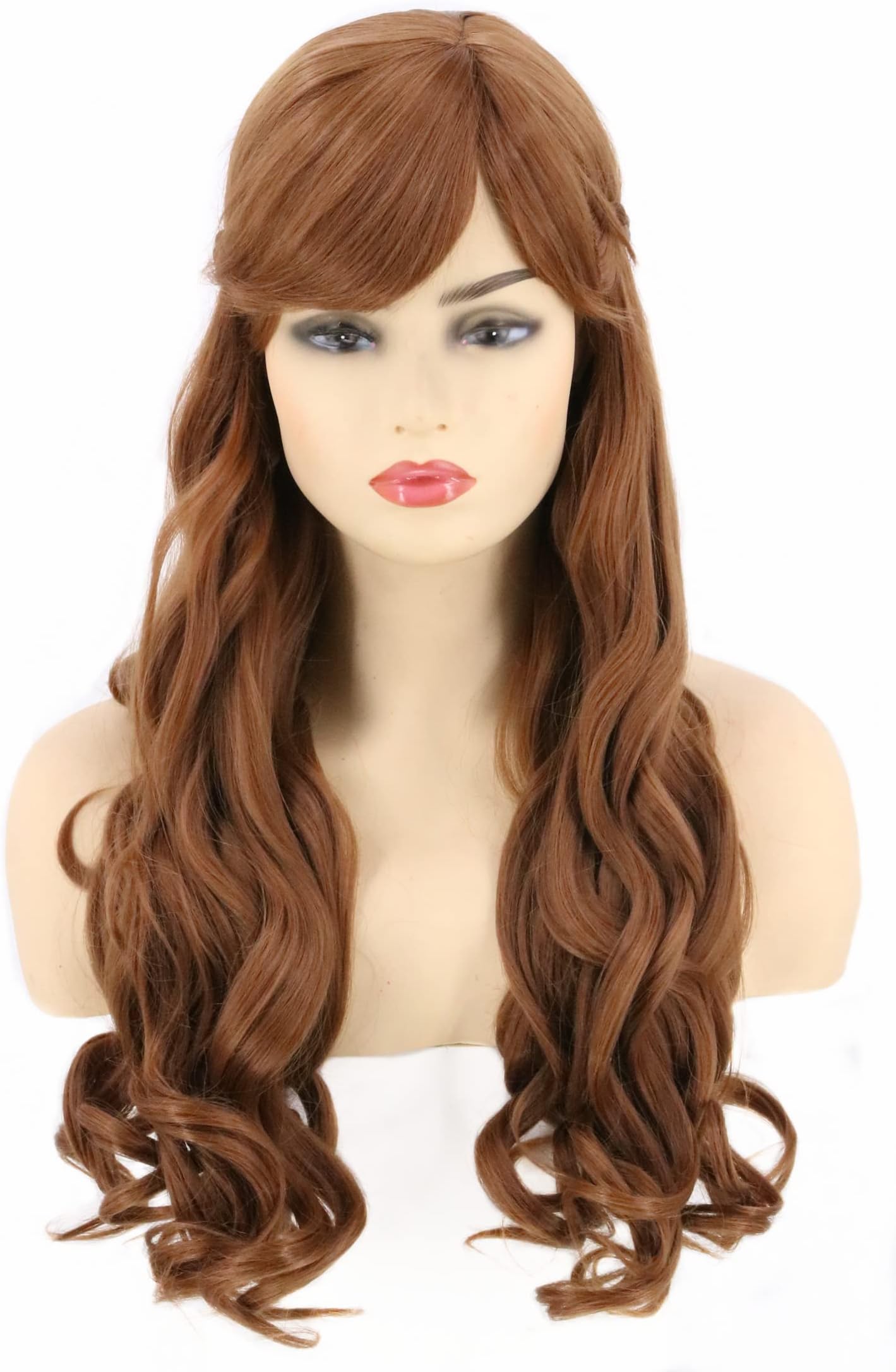 Amazon.com: Topcosplay Womens or Girls Blonde Braids Wigs Christmas ...