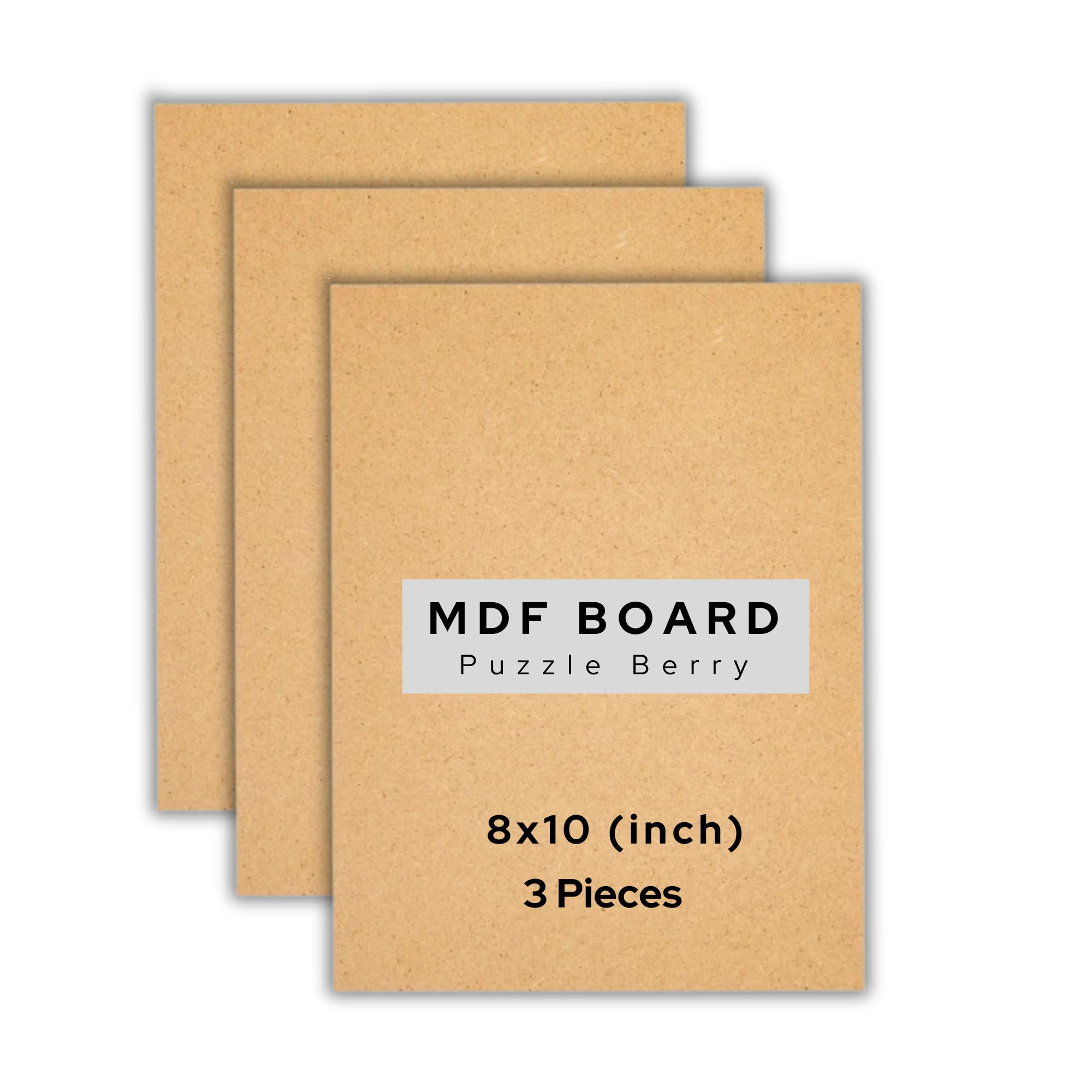 Puzzle Berry 3 Piece A4 Size MDF Boards for Art & Craft – Wood MDF ...