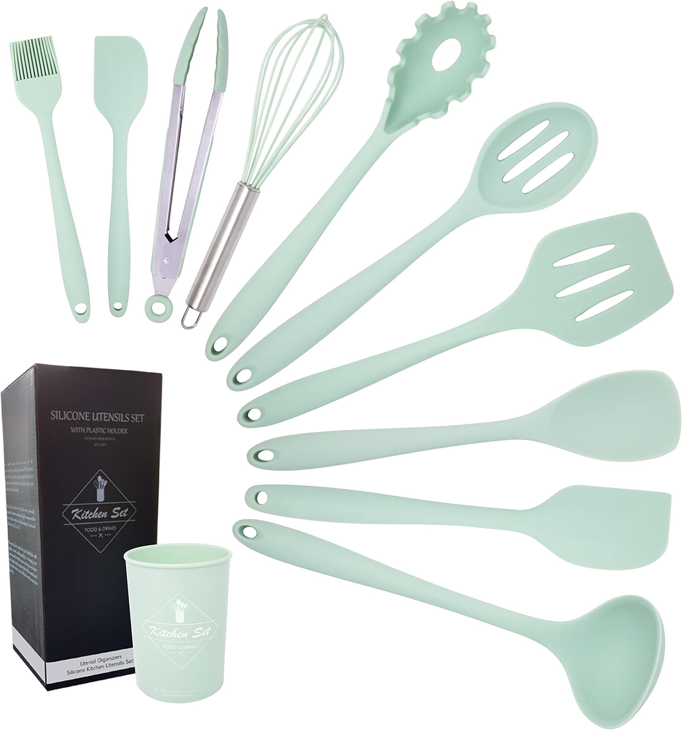 Amazon.com: Kitchen Utensil Set – Eco Friendly, Ocean Safe, 5PCS with ...