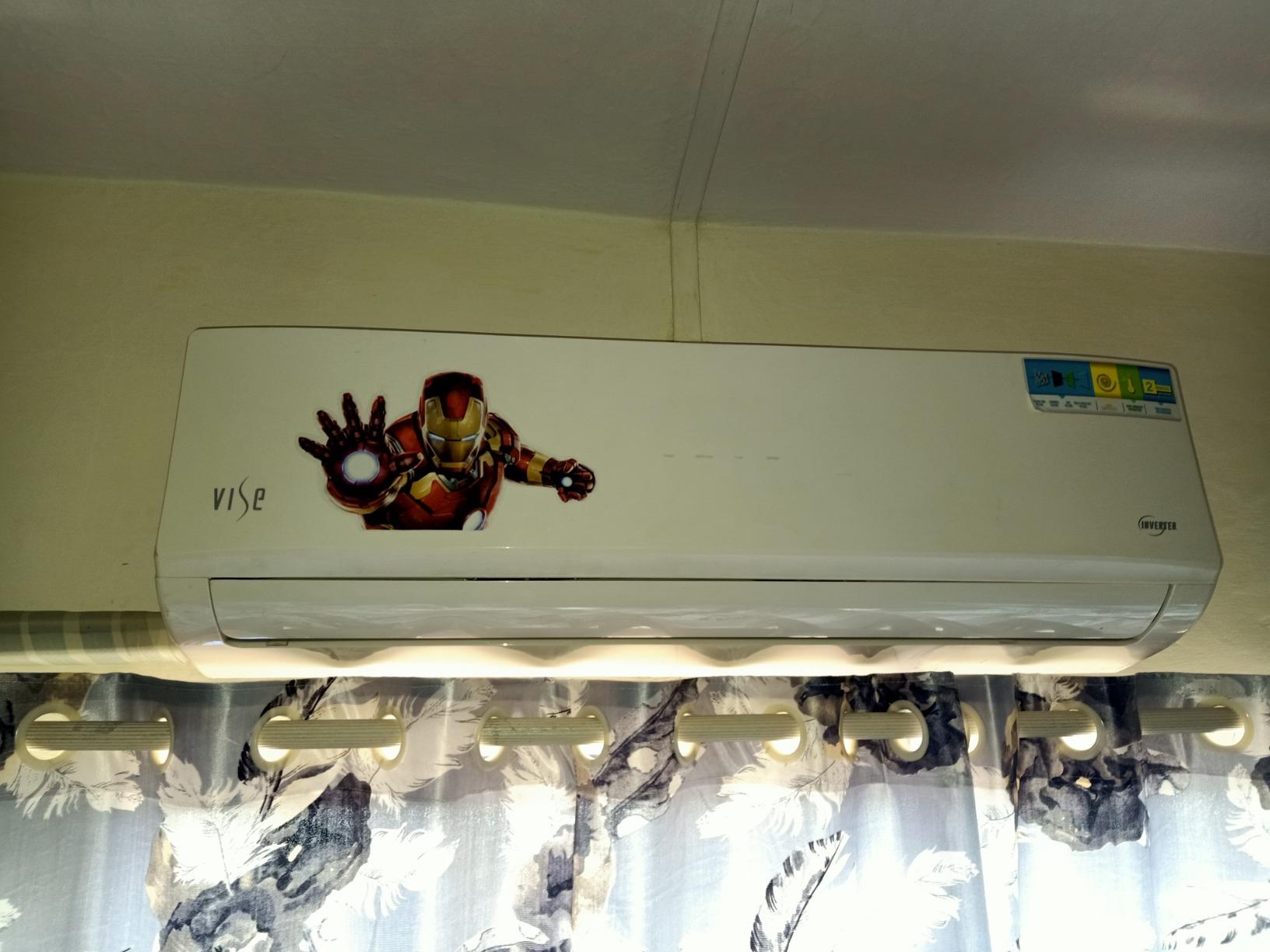 Decals Creation™ AC Sticker Fridge Sticker Wall Sticker Split Ac ...