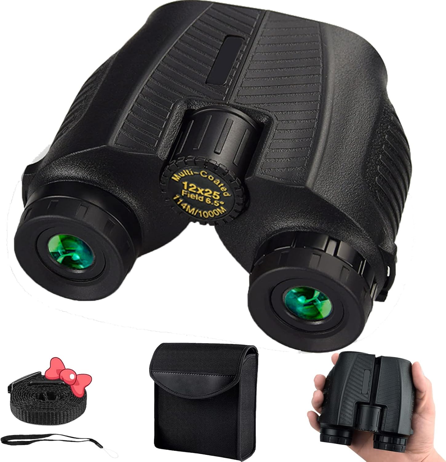 Amazon.com : Compact Binoculars for Kids and Adults, 10X25 High Power ...