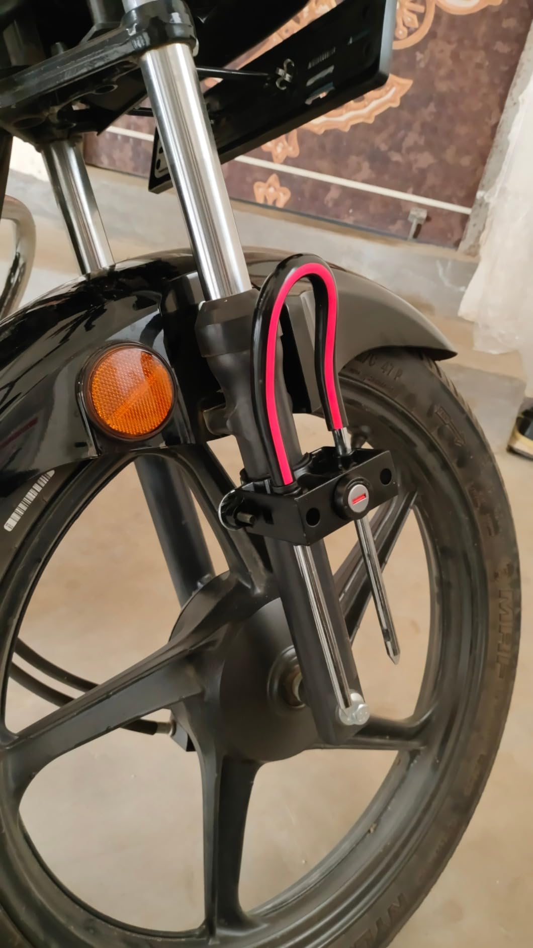 AXWee Computerised Wave Key Bike Front Shocker Lock Wheel Lock All ...