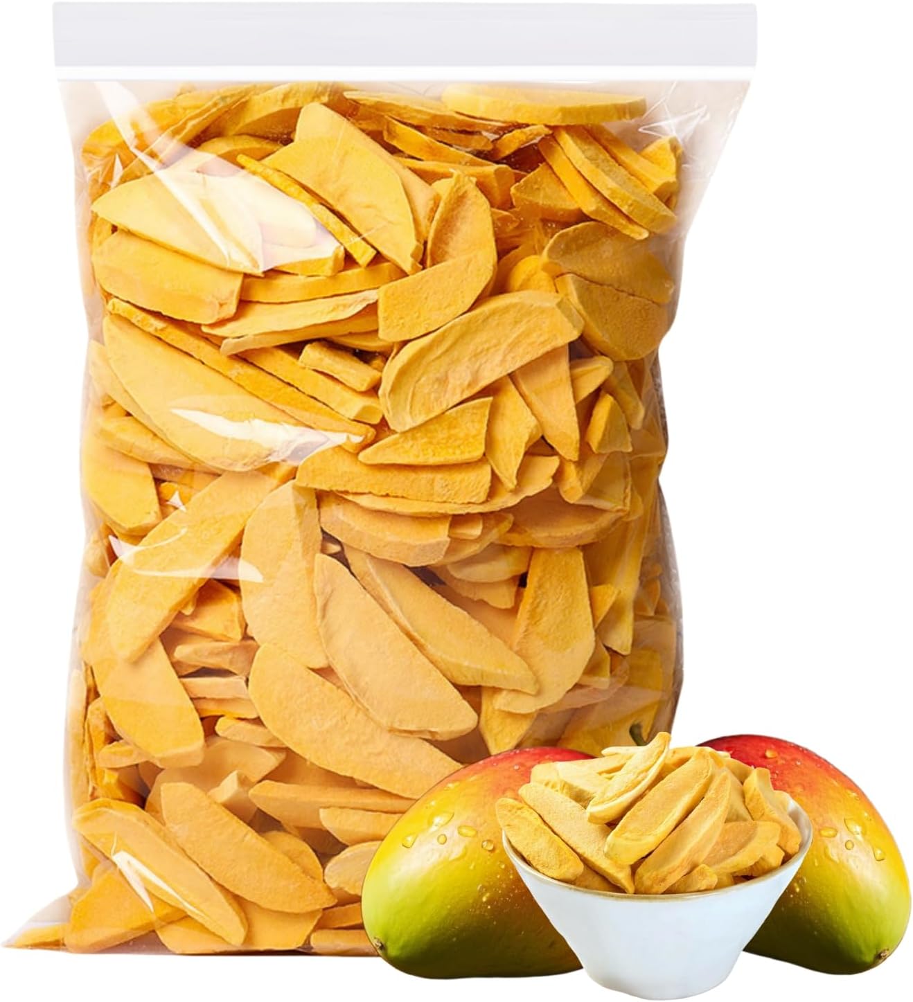 Amazon.com: Freeze Dried Mango 5.6oz/160g,Premium Dried Mangoes,Solely ...