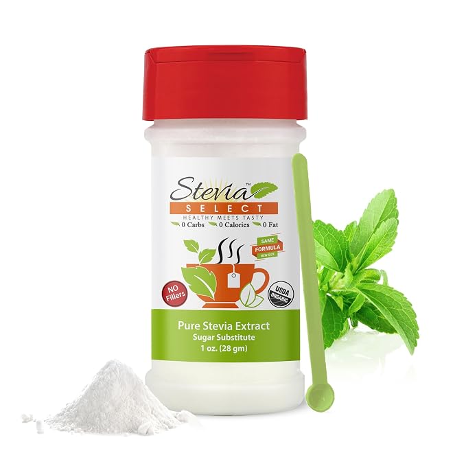 Amazon.com: Stevia Select Organic Stevia Powder - Sugar Free Plant ...