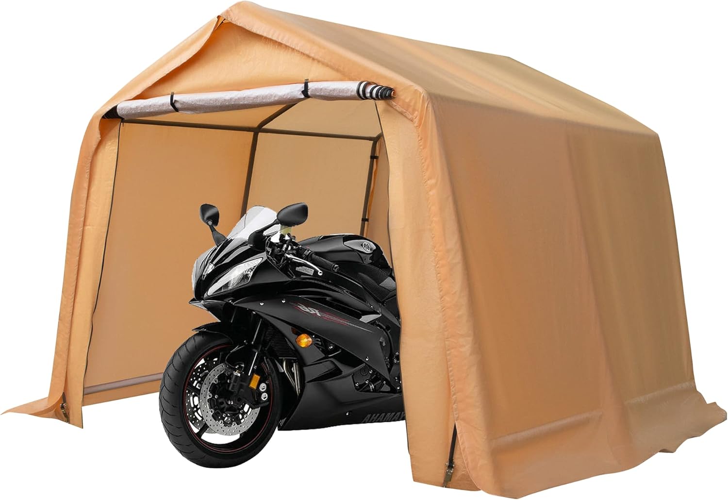 Amazon.com: MELLCOM 10x10 ft Outdoor Storage Shelter - Heavy Duty ...