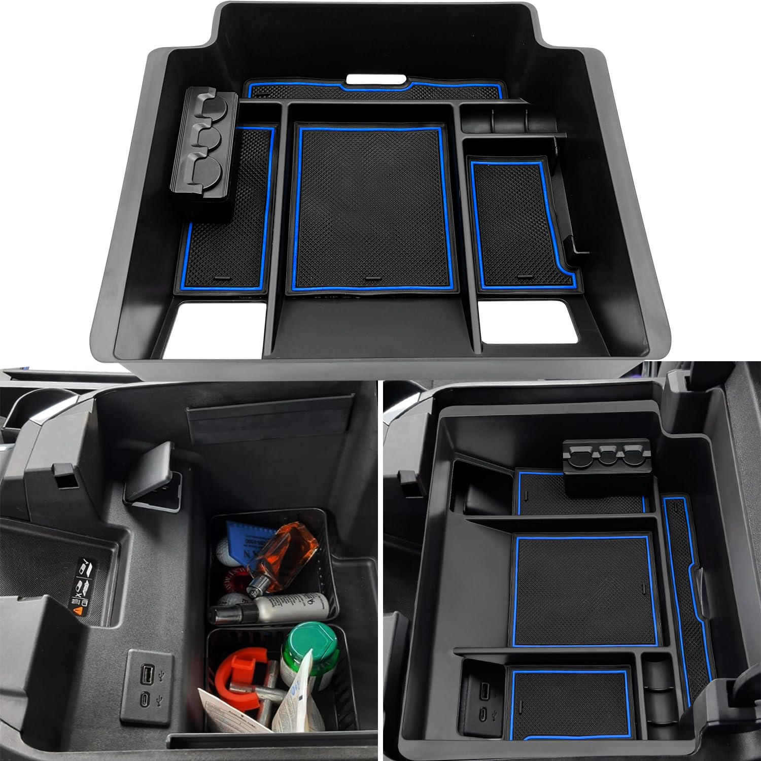 Snapklik.com : JOJOMARK Center Console Organizer Tray Fits For 2022 ...