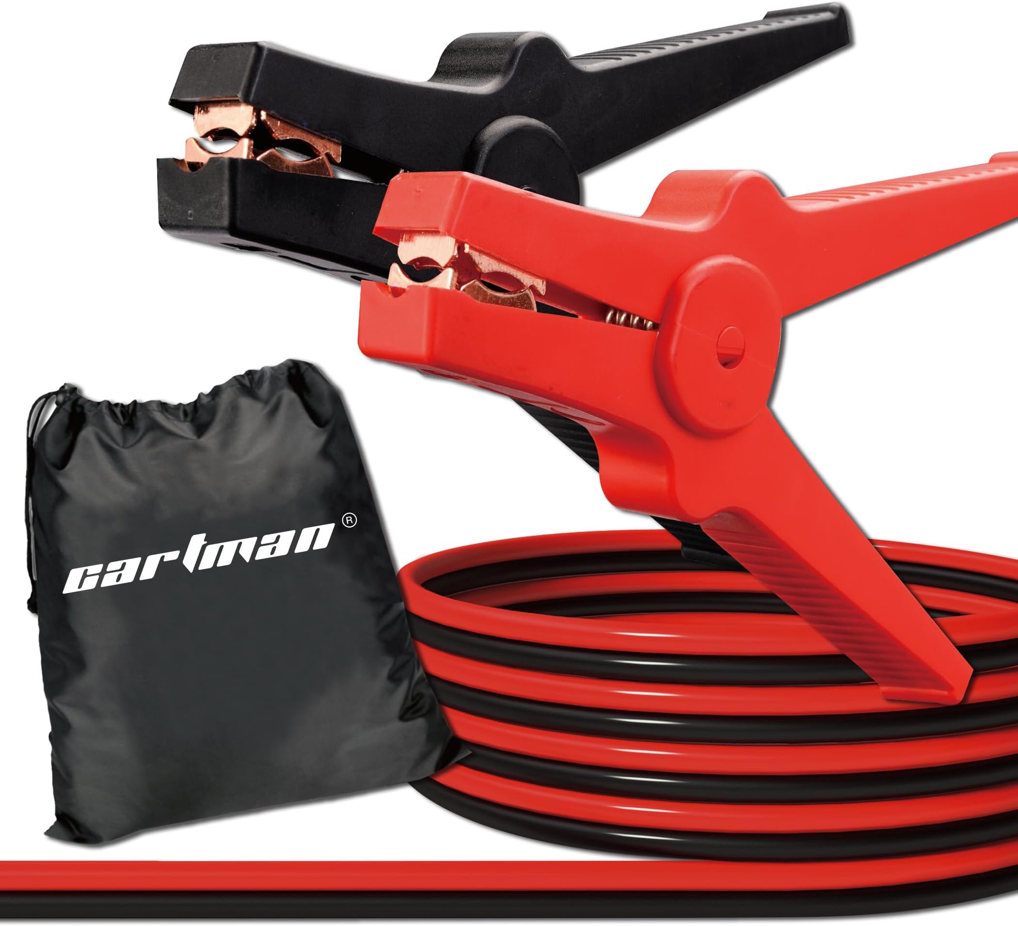 CARTMAN Auto Jumper Cable Battery Booster Wire Clamp with Alligator ...