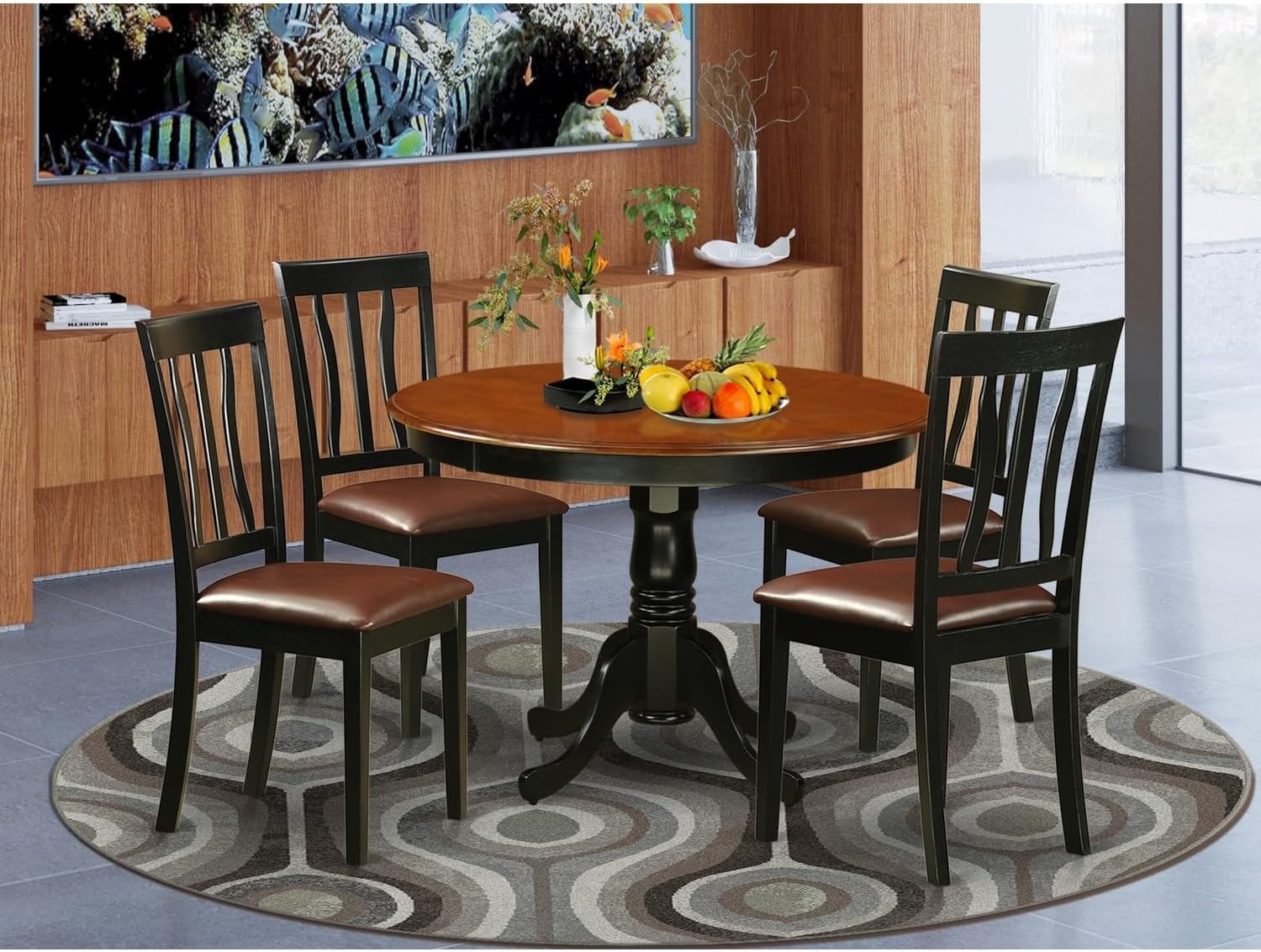 Amazon.com - HomeStock Artistic Accomplishment 5 Piece Kitchen Table ...