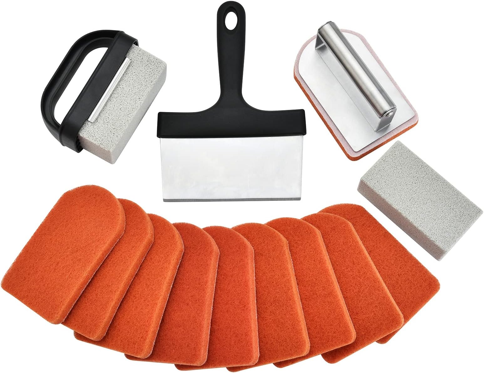 Amazon.com: RTT Blackstone Griddle Cleaning Kit - Heavy-Duty 11-Pc ...
