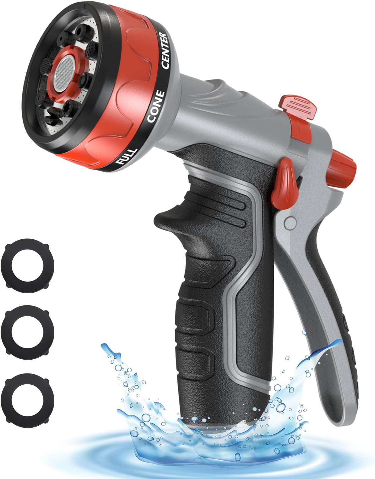 Amazon.com: HmiL-U Upgrade Garden Hose Nozzle Sprayer with Water Volume ...