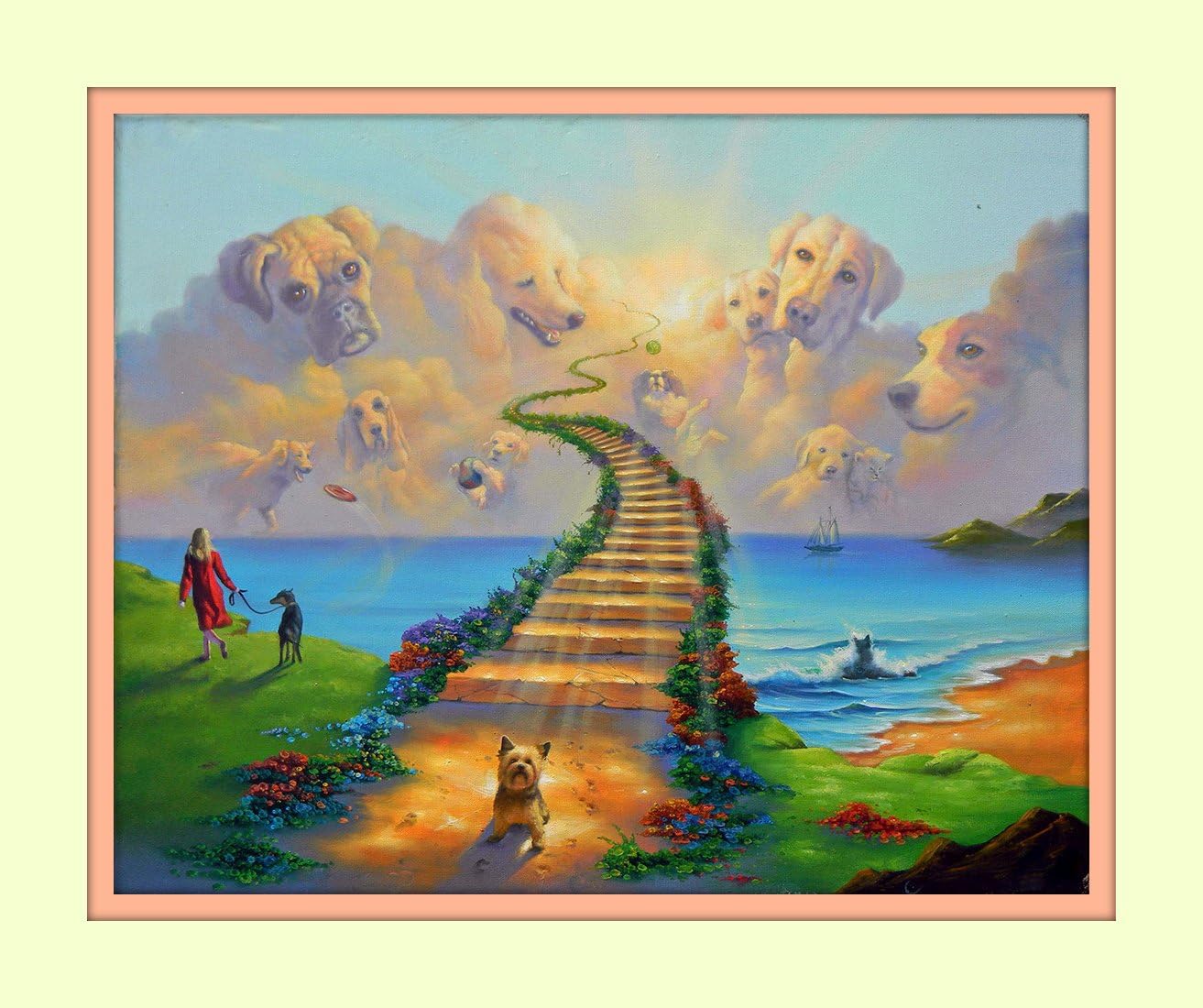 Amazon.com: Treasure Chest Shoppe Rainbow Bridge All Dogs Go to Heaven ...