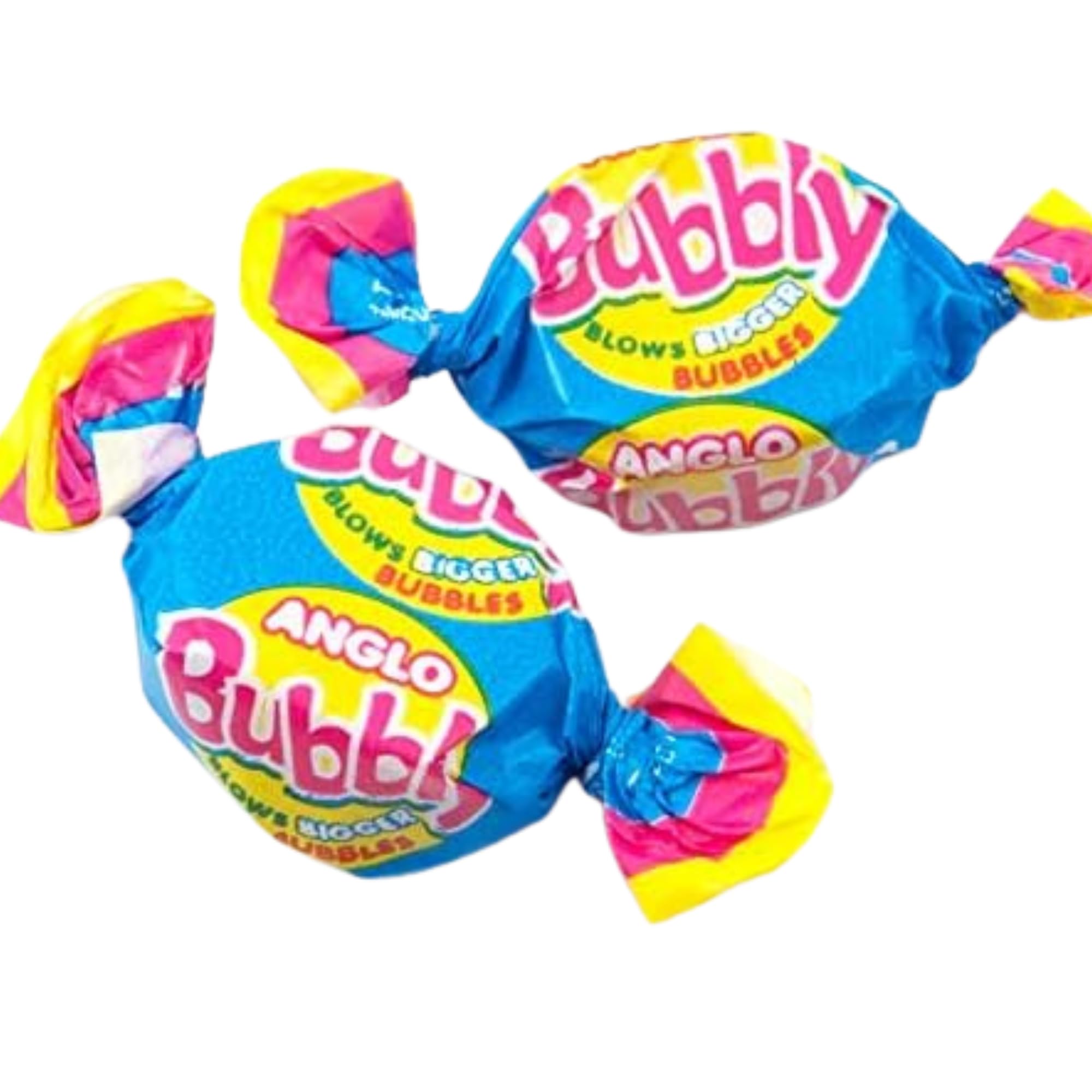 MyCandyShop Anglo Bubbly Bubble Gum - 200g Bag of Nostalgic Fun Gums ...
