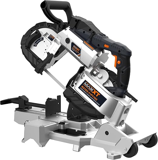 MAXXT Band Saw with Lightweight Aluminum Base 10 Amp 5 Inch Deep Cut ...