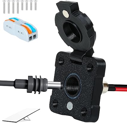 VORZOKISPL Starlink Mini Waterproof Bulkhead Connector, 5.5x2.1mm DC ...