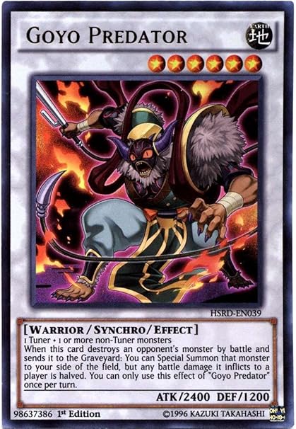 Amazon.com: YU-GI-OH! - Goyo Predator (HSRD-EN039) - High-Speed Riders ...
