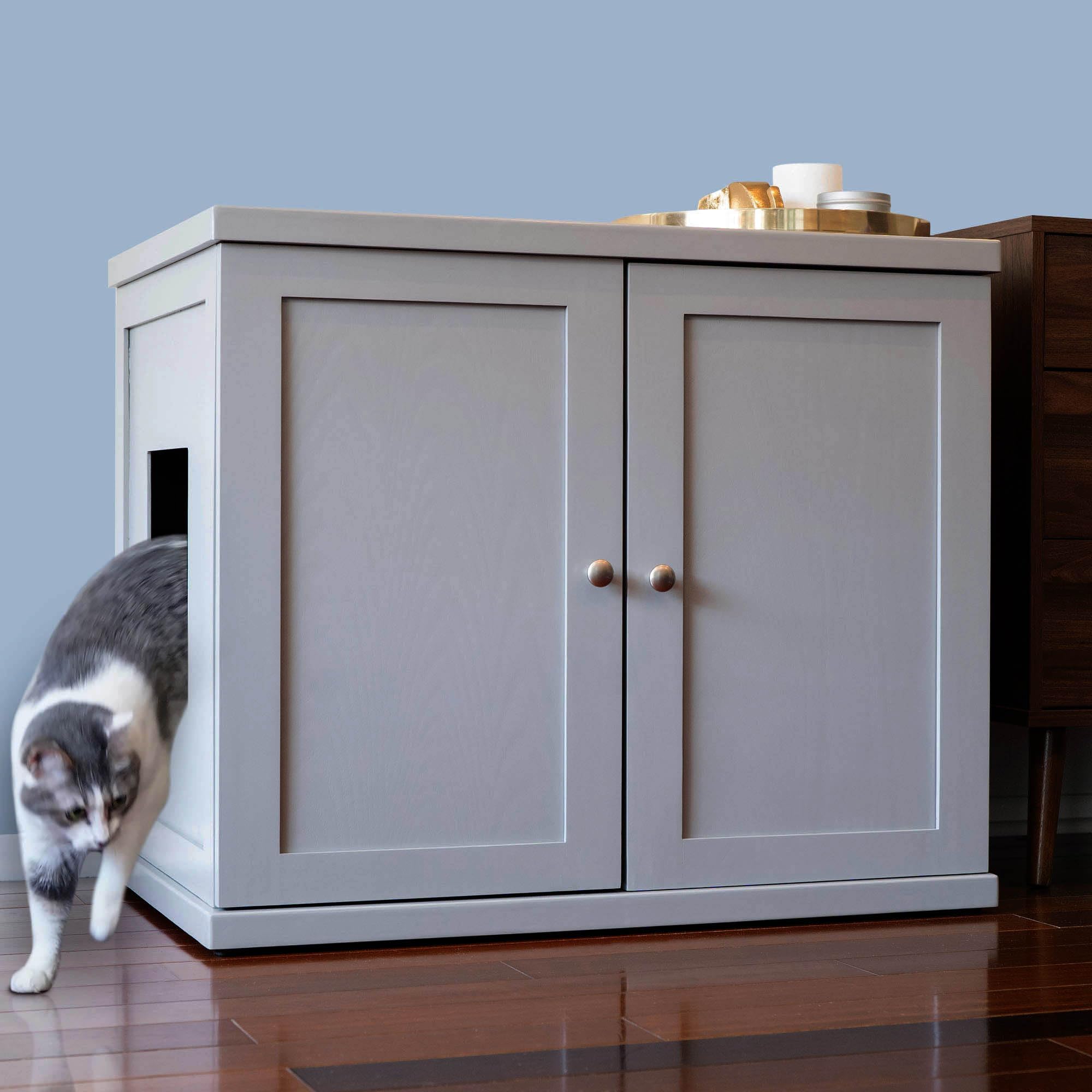 Amazon.com: Litter-Robot Storage Cabinet and Litter Box Enclosure by ...