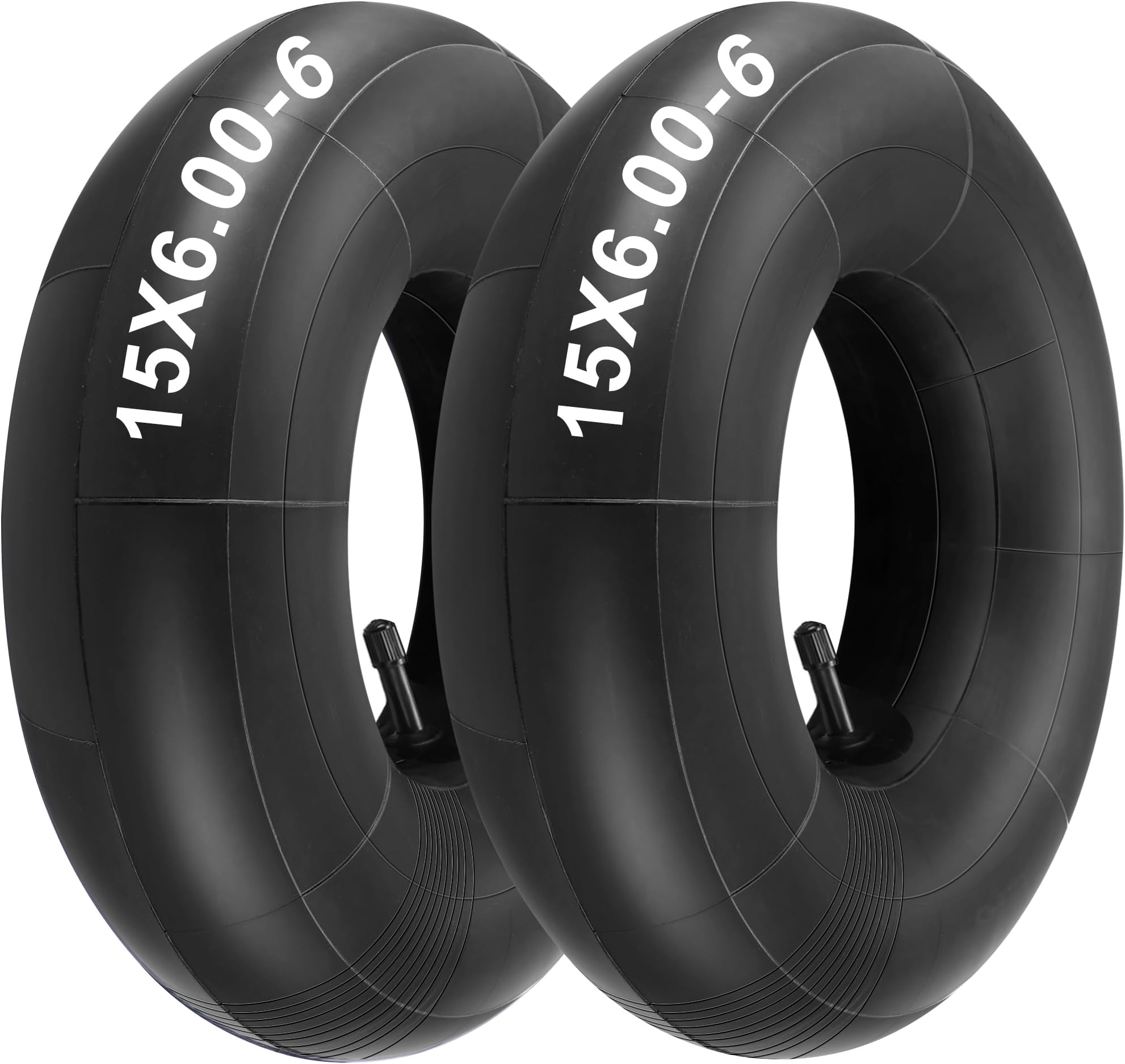 Amazon.com: NIGOOLATA 15x6.00-6" Inner Tube with Straight Valve Stem (2 ...