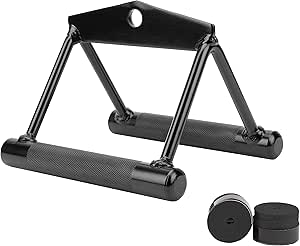 Amazon.com : Double D Row Handle Cable Machine Attachment for Gym, V ...