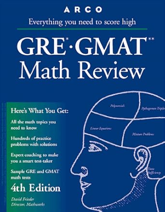 Gre-Gmat Math Review: The Mathworks Program: Frieder, David ...