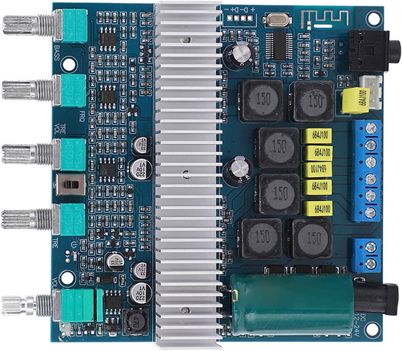 Digital Power Amplifier Board 5 Trim Pots 3 Channel Output HIFI Power ...