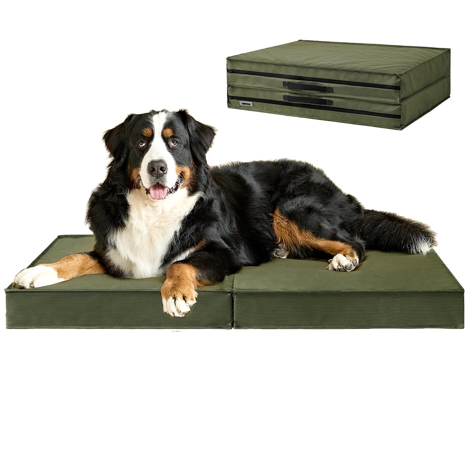 Amazon.com : EHEYCIGA Foldable Waterproof Dog Beds for Extra Large Dogs ...