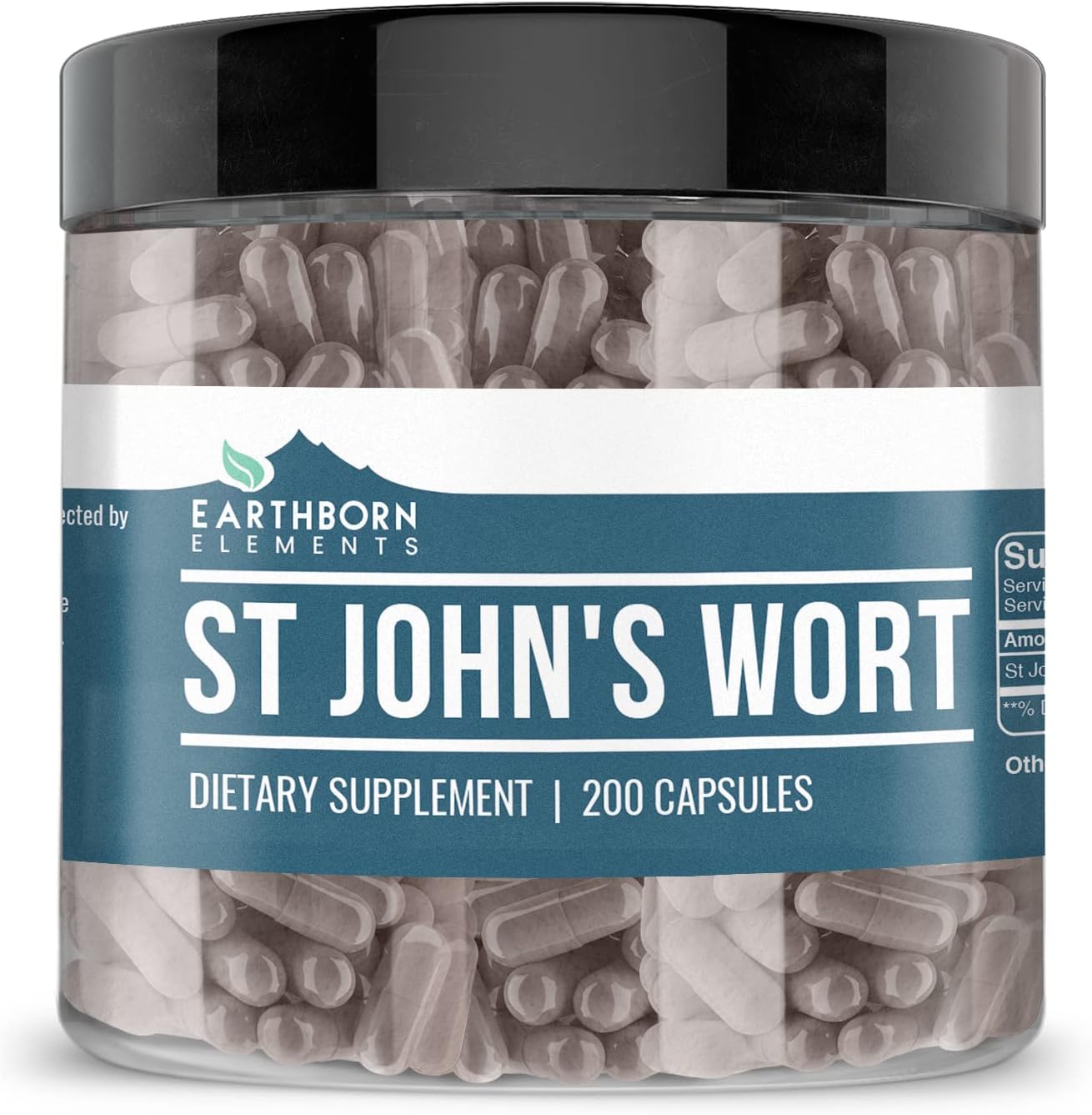Amazon.com: Earthborn Elements St. John’s Wort 200 Capsules, Pure ...