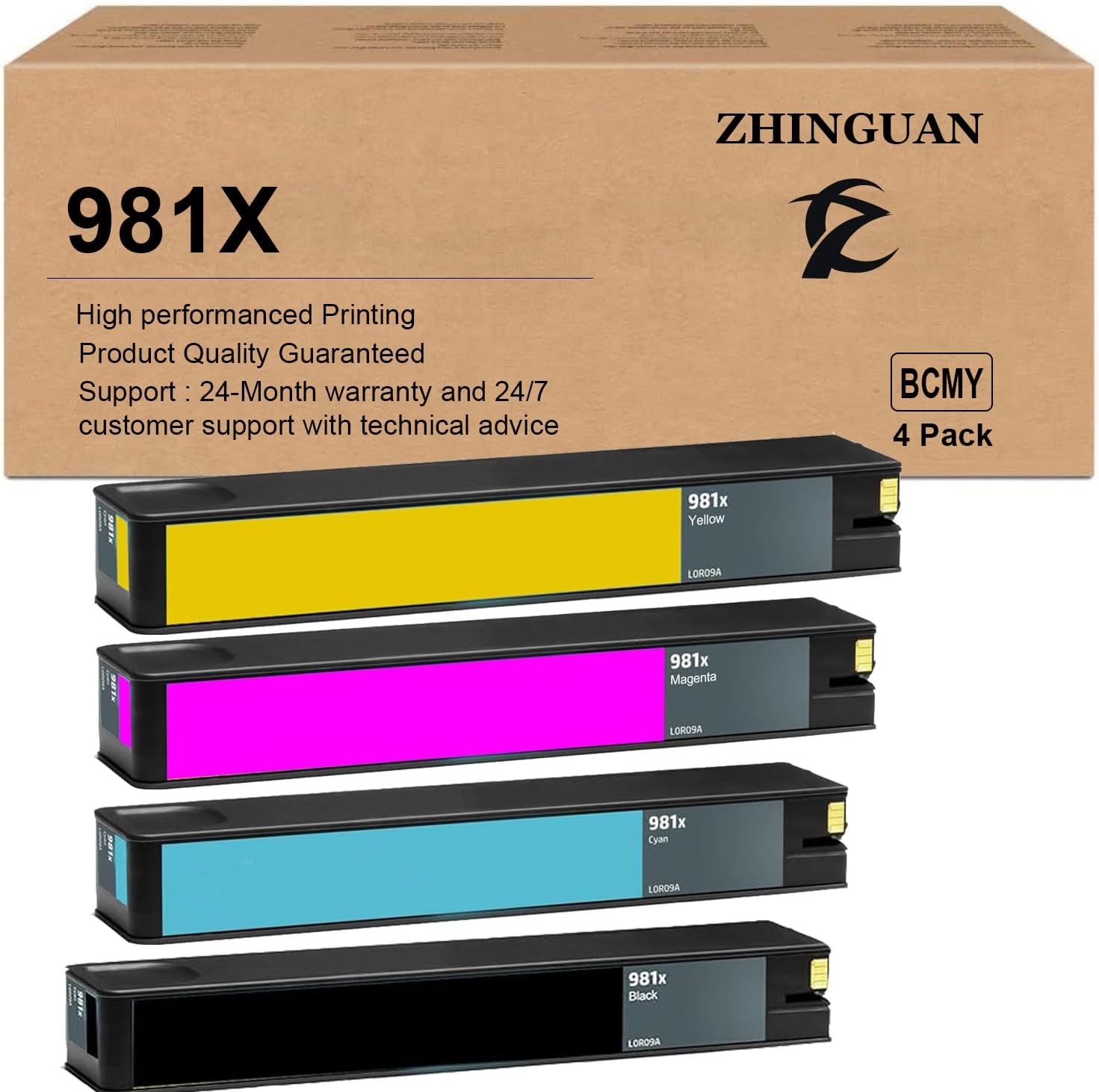 Amazon.com: ZHINGUAN Remanufactured 981X 981 High Yield Ink Cartridge ...