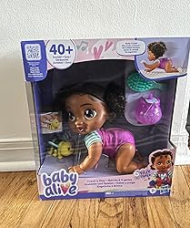 Amazon.com: Baby Alive Crawl 'n Play Tilly Tinker Electronic Crawling ...