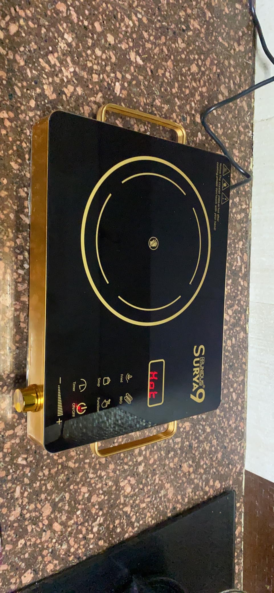 Buy UNIDUS S9 Gold Infrared Cooktop With Bbq Open Grill Stand Online at ...