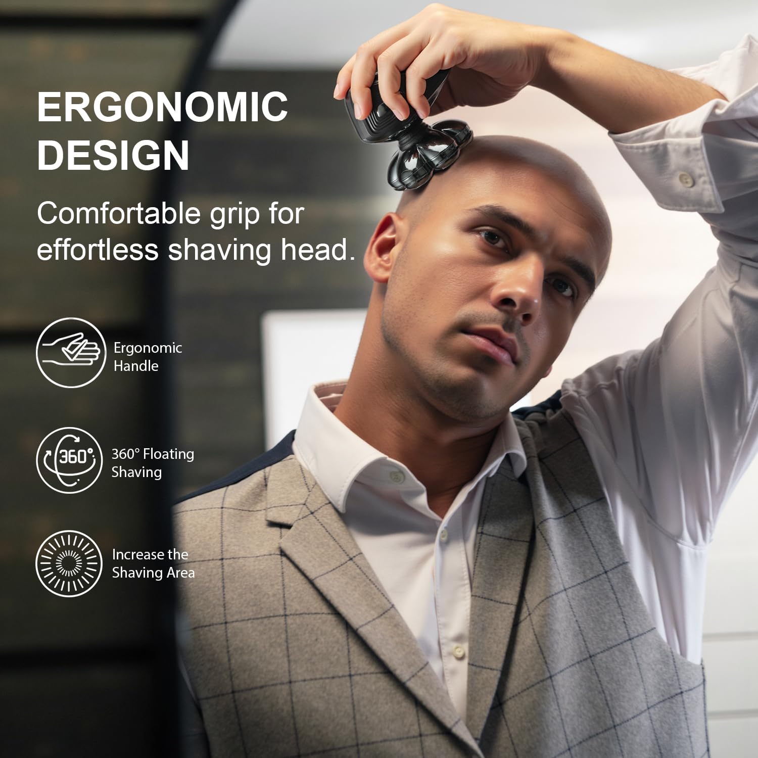 Snapklik.com : Head Shavers For Bald Men, Detachable Head Shaver, IPX7 ...