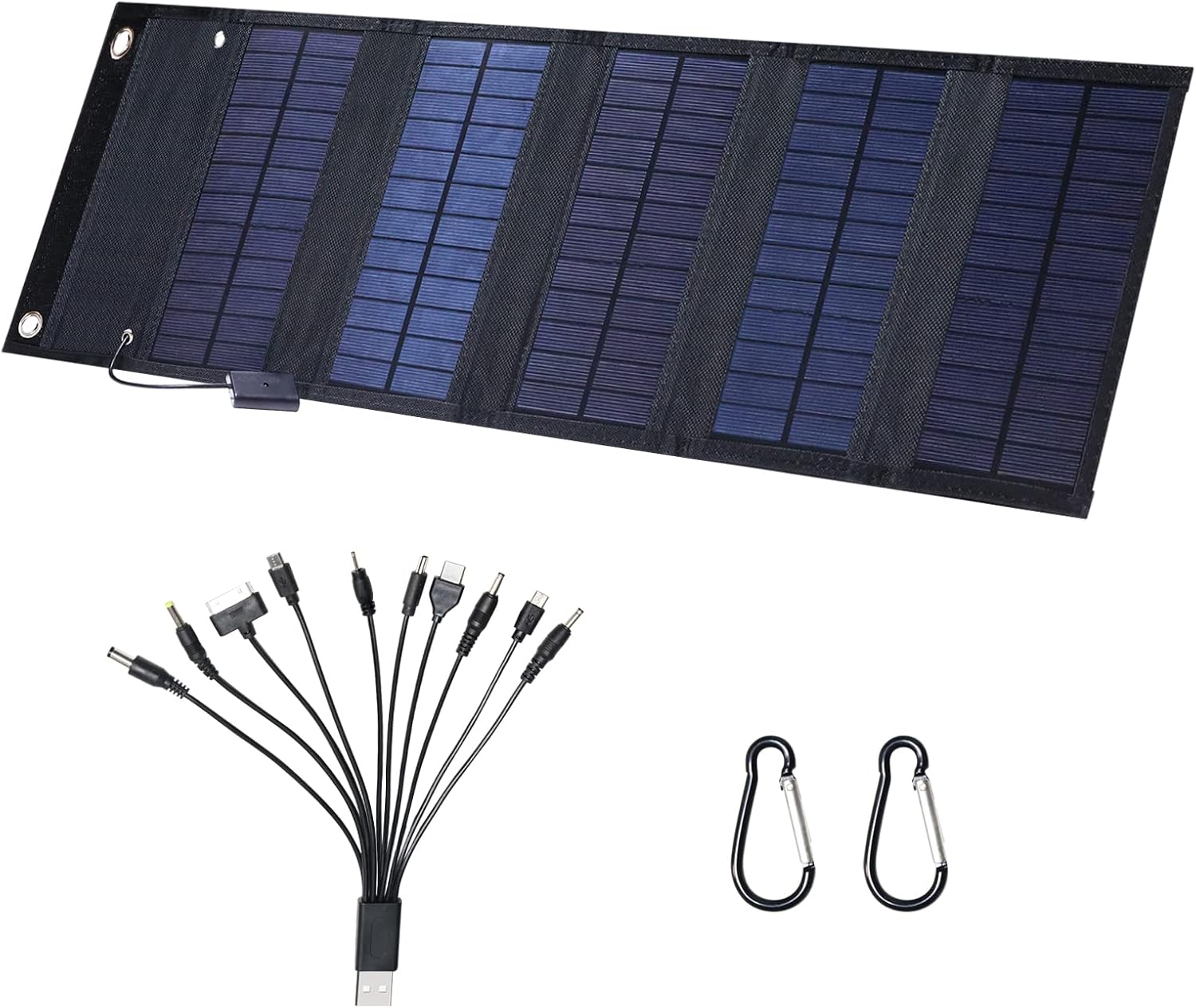 Amazon.com: 12W Solar Panel with USB-A Port (5V/1.8A Max), Waterproof ...