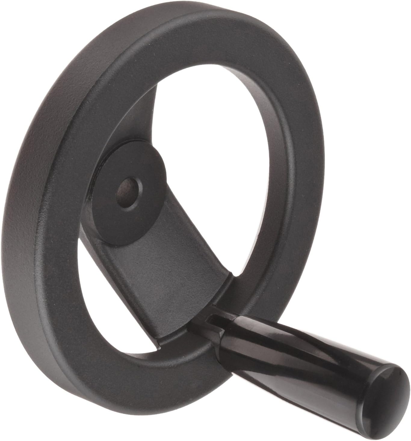 Amazon.com: 2 Spoked Black Powder Coated Aluminum Dished Hand Wheel ...