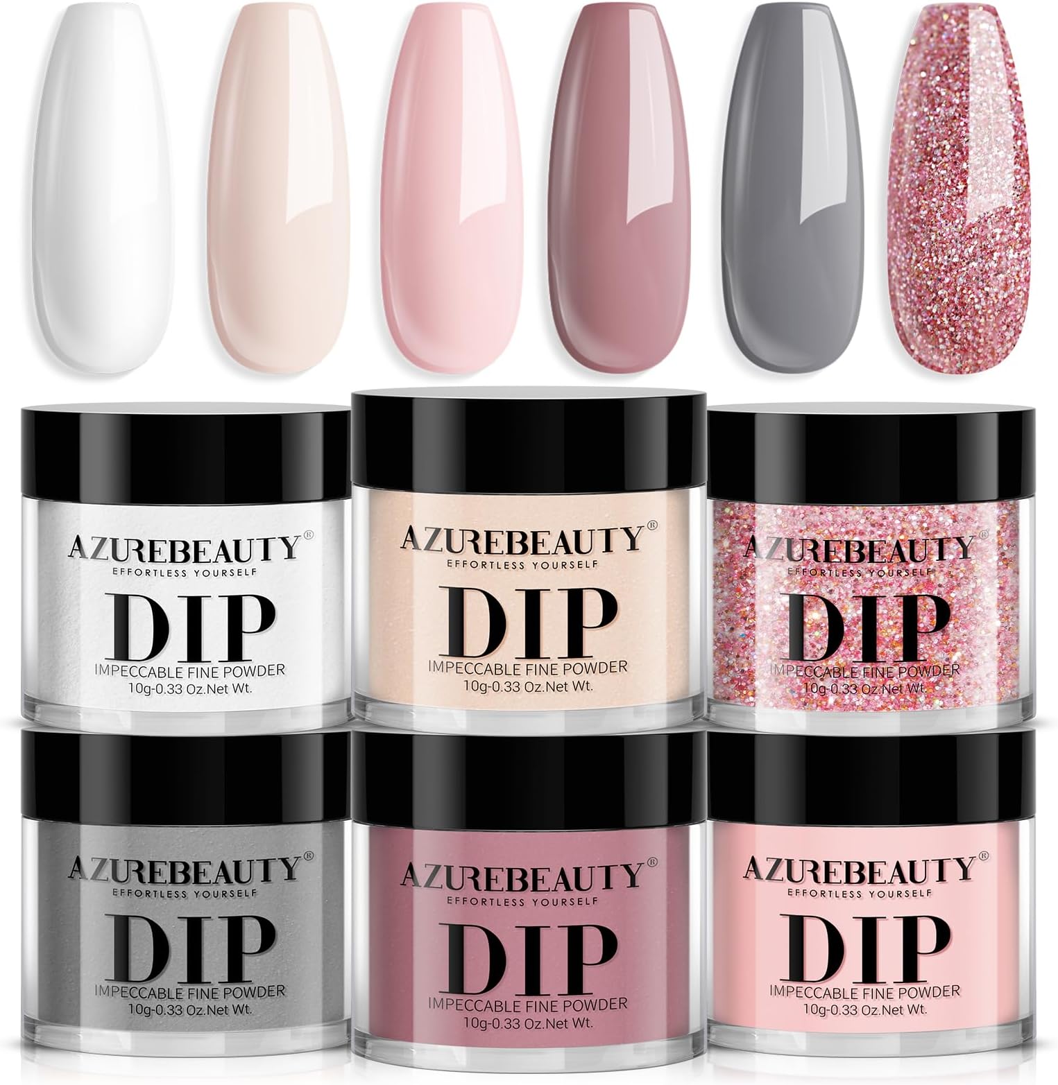Amazon.com: Kiara Sky Long Lasting Nail Dip Powder Pink Tones 1 oz ...