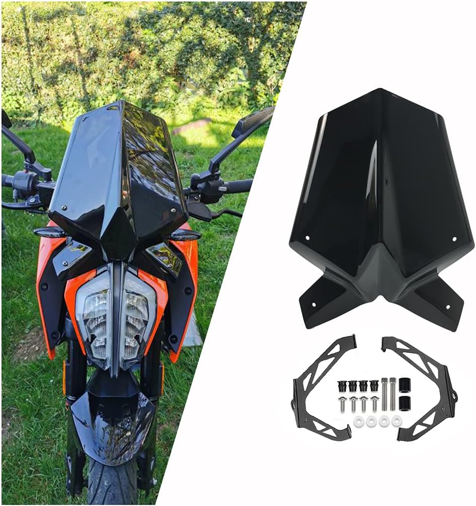 Amazon.com: Motorcycle Sports Windshield WindScreen Visor Viser ...