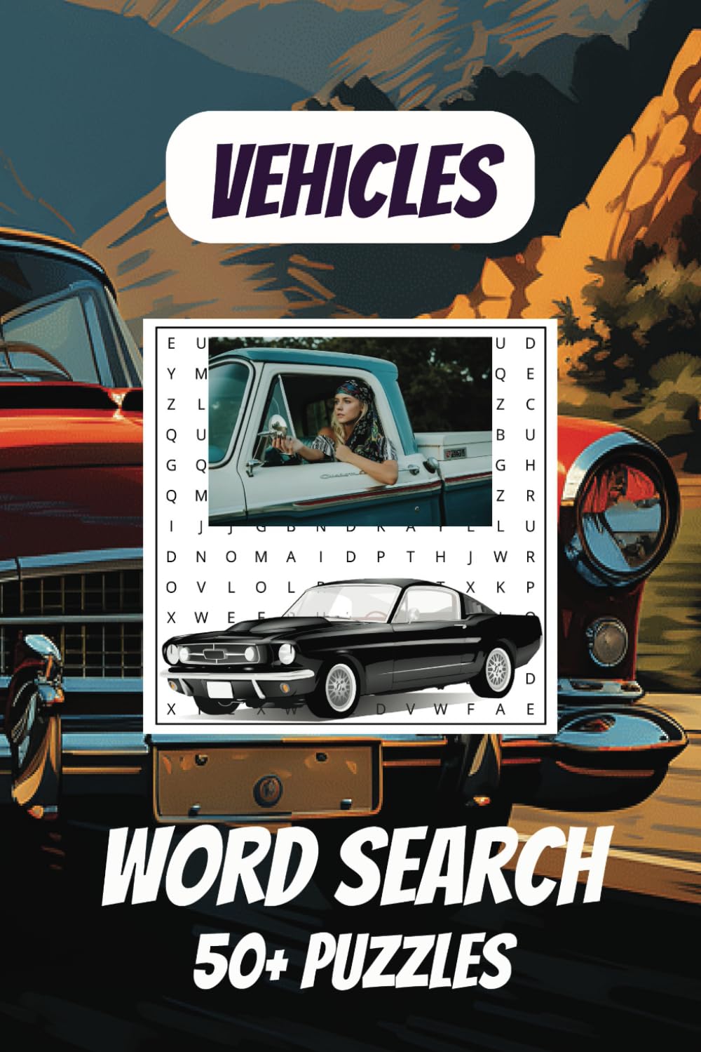 Vehicles Word Search Puzzle Book: A Vehicles themed Word Find Puzzle ...